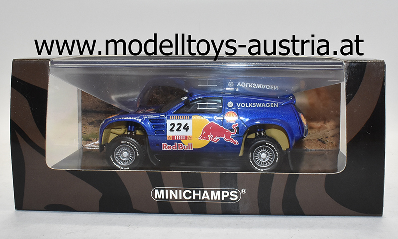 VW Touareg 2004 Rally Paris - Dakar SABY / STEVENSON Red Bull 1:43 ...